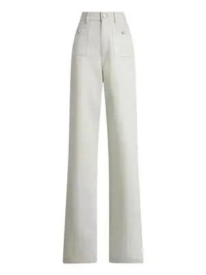 Ralph Lauren Patch-pocket Wide-leg Jeans - Neutrals
