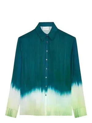 Significant Other Vilte Gradient Button Shirt - Blue