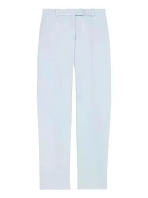 Alexander McQueen Cropped Tailored Trousers - Blue