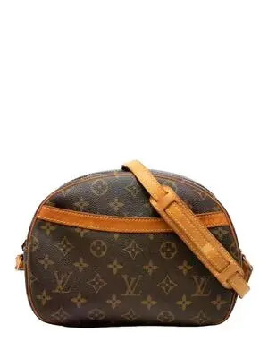 LOUIS VUITTON 2005 Monogram Blois Crossbody Bag - Brown