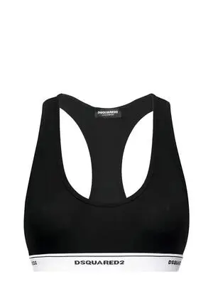 Dsquared2 Logo Band Bra - Black