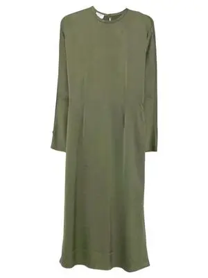 Filippa K Satin Midi Dress - Green