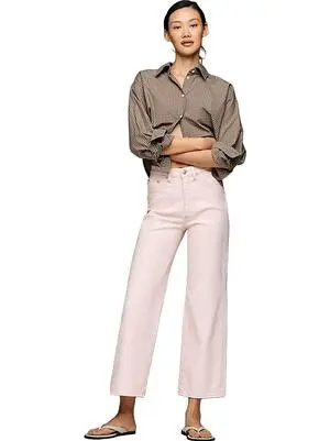DL1961 Karmine Refined High Rise Sculptsystem™ Wide Leg Jeans - Ballet