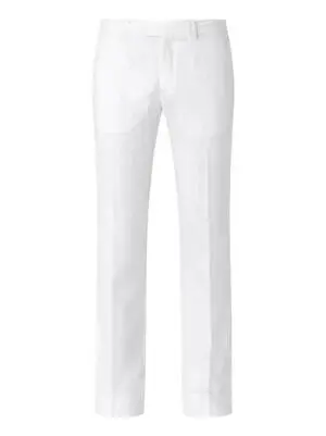 PATRICK ASSARAF Linen Trousers - White
