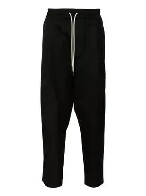 Drole De Monsieur Drawstring-waist Track Pants - Black