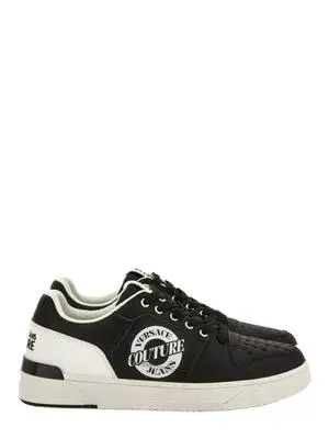 Versace Logo Sneakers - Black