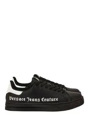 Versace Logo Sneakers - Black