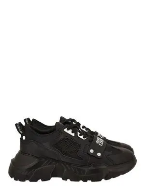Versace Speedtrack Logo Sneakers - Black