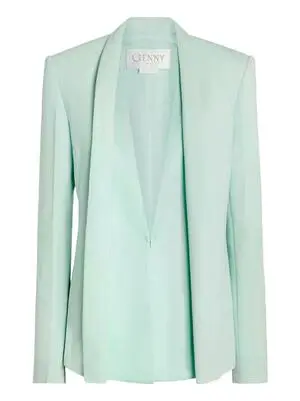GENNY Open Front Blazer - Green