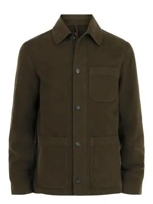 SLOWEAR Monterdoro Regularfit Overshirt - Dark Green