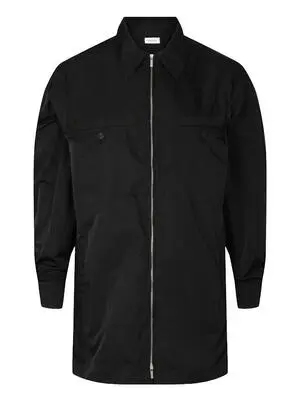 FERRAGAMO Zip-up Windbreaker With Removable Hood - Black