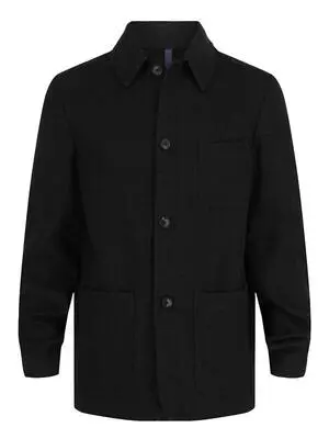SLOWEAR Monterdoro Regularfit Overshirt - Black
