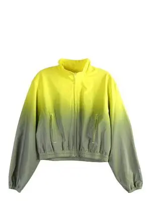 Alexander Wang Reflective Track Jacket - Silver/yellow