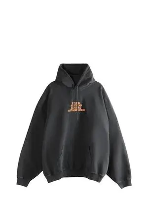 Vetements Hooded Sweatshirt - Black