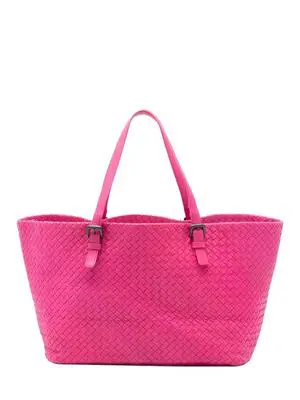 Bottega Veneta Large Nappa Intrecciato Cesta Tote Bag - Pink
