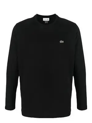 Lacoste Long Sleeved Cotton Pima T-shirt - Black