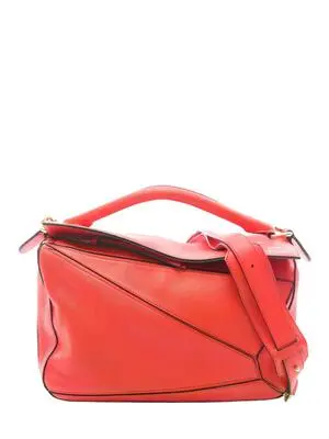 Loewe 2010-2026 Medium Puzzle Satchel - Red