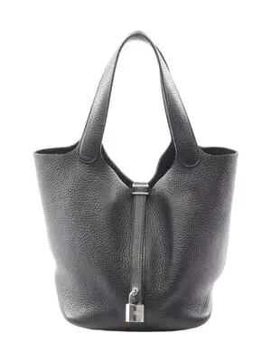 Hermès 2021 Clemence Picotin Lock Pm Handbag - Black