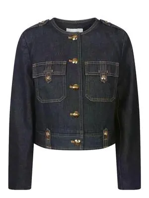 Zimmermann Rebellion Denim Jacket Blue