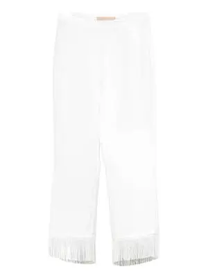 PENNYBLACK Fringe Trousers - White