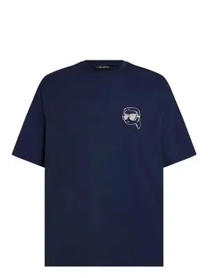 Karl Lagerfeld Ikon Oversized T-shirt - Blue