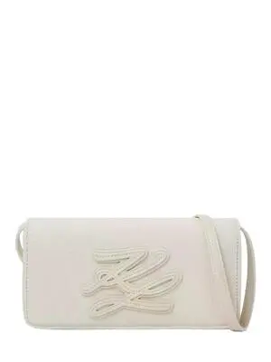 Karl Lagerfeld Mini K/autograph Cross Body Bag - Neutrals