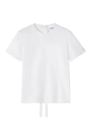 LANVIN Short-Sleeved T-Shirt White