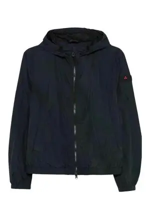 Peuterey Hooded Zip Jacket Blue