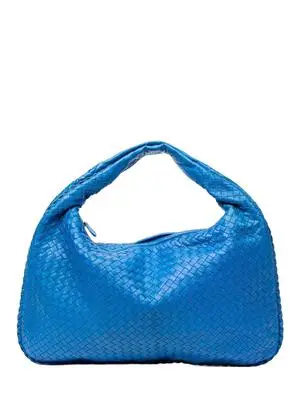 Bottega Veneta Woven Top Handle Bag - Blue