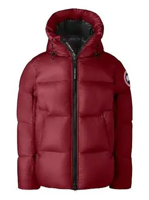 Canada Goose Crofton Down Hooded Puffer Parka Jacket - Inferno Red