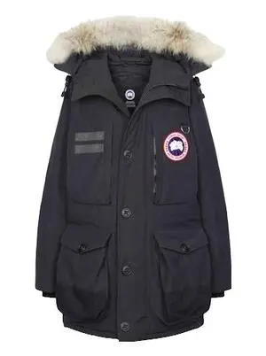 Canada Goose Macculloch Fur Parka Jacket - Navy Blue