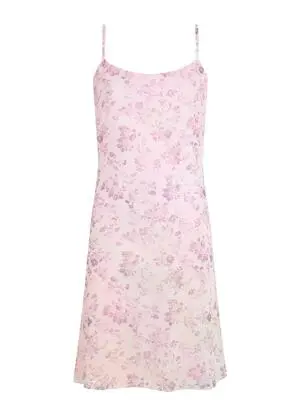Karl Lagerfeld Flower-print Mini Dress - Pink