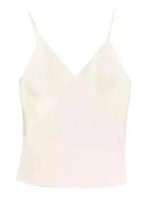 FORTE_FORTE V-neck Top - Neutrals