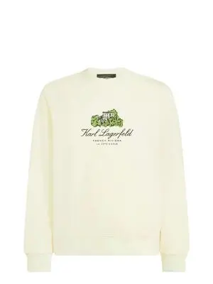 Karl Lagerfeld Graphic Sweatshirt - Neutrals