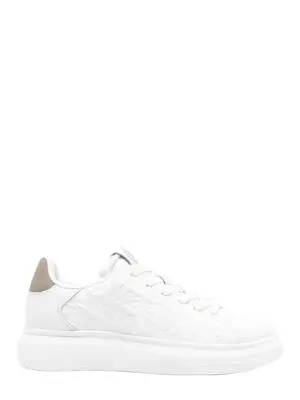 Just Cavalli Embossed Low Top Sneakers - White
