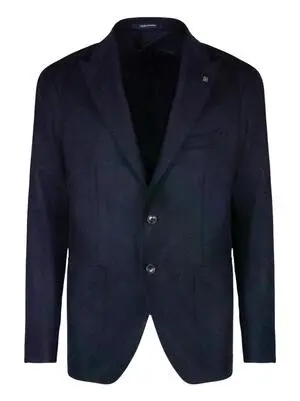 Tagliatore Virgin Wool Blazer - Blue