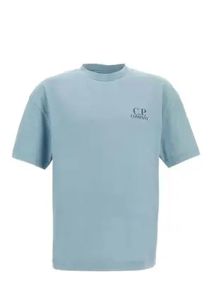 C.P. COMPANY Logo T-shirt - Blue