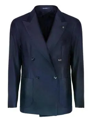 Tagliatore Double-breasted Blazer - Blue