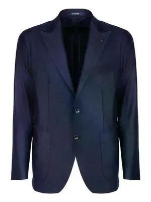 Tagliatore Single-breasted Blazer - Blue