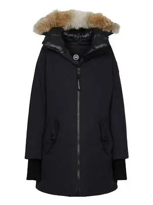 Canada Goose Rosemont Fur Parka Jacket - Navy Blue
