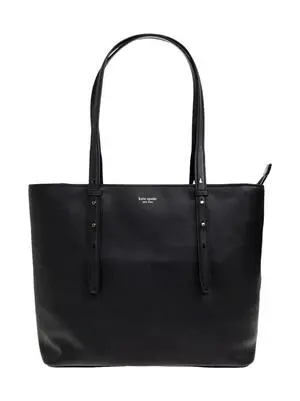 Kate Spade New York Studded Leather Tote Bag - Black