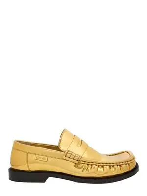 Loewe Campo Loafers - Gold