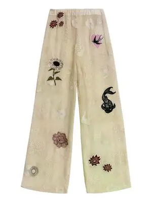 Agua Bendita Juliette Matches Trousers - Neutrals