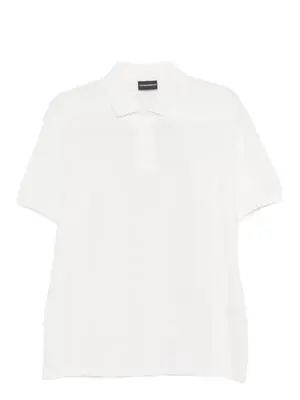 Emporio Armani Short-sleeve Polo Shirt - White