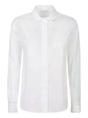 Peserico Buttoned-cuff Shirt - White