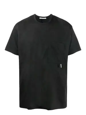 LOW BRAND Patch Pocket T-shirt - Black
