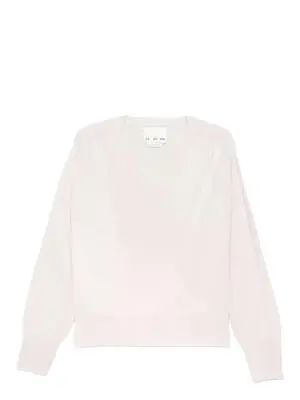 SA SU PHI V-neck Cashmere Sweater - Pink