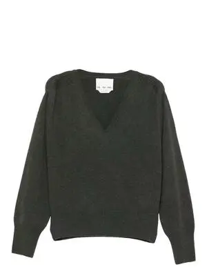 SA SU PHI V-neck Cashmere Sweater - Green