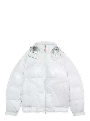 Casablanca Padded Hooded Coat - White