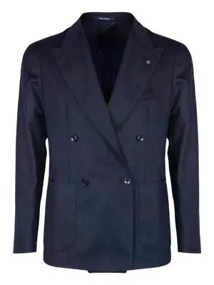 Tagliatore Double-breasted Blazer - Blue